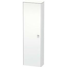 Duravit Brioso Hochschrank BR1321L1018 520x1770x240mm, Weiß Matt, Tür links, Griff Chrom