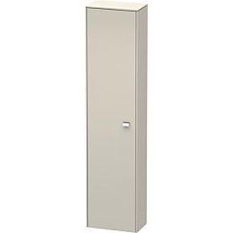 Duravit Brioso Hochschrank BR1320L1091 420x1770x240mm, Taupe, Tür links, Griff Chrom