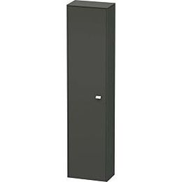 Duravit Brioso Hochschrank BR1320L1049 420x1770x240mm, Graphit Matt, Tür l., Griff Chrom