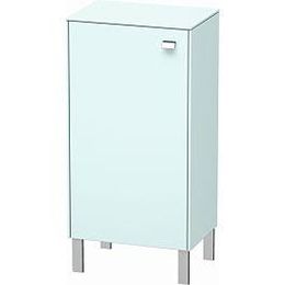 Duravit Brioso Halbhochschrank Individual 61-91cm BR1340L1009, Lichtblau Matt/Chrom, Tür links