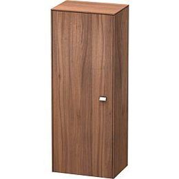 Duravit Brioso Halbhochschrank Individual 91-133cm BR1341L1079, Nussbaum Natur/Chrom, Tür links