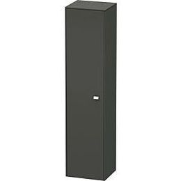 Duravit Brioso Hochschrank BR1330L1049 420x1770x360mm, Graphit Matt, Tür l., Griff Chrom