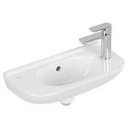 Villeroy & Boch Villeroy & Boch O.Novo Compact Waschbecken 53615401 50 x 25 cm, mit Überlauf, Hahnloch links