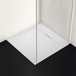 Ideal Standard Ultra Flat S i.life Brausewanne T5246FR 70 x 70 x 3,2 cm, carraraweiß, quadratisch