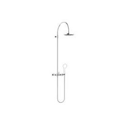 Dornbracht Tara. Duschgarnitur 26632892-00 mit Brause-Zweihandmischer, Ausladung Standbrause 420 mm, chrom
