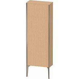 Duravit XViu Halbhochschrank XV1316LB112 50x24x133cm, champagner matt, Tür links, eiche gebürstet