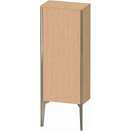 Duravit XViu Halbhochschrank XV1305LB112 40x24x89cm, champagner matt, Tür links, eiche gebürstet