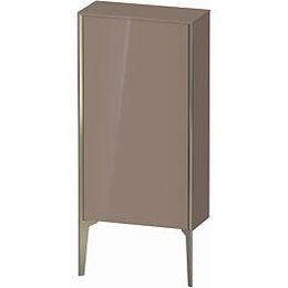 Duravit XViu Halbhochschrank XV1306RB186 50x24x89cm, champagner matt, Tür rechts, cappucino hochglanz