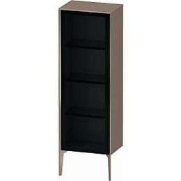 Duravit XViu Halbhochschrank XV1368LB186 50x36x133cm, Glastür, champagner matt, Tür links, cappucino hochglanz