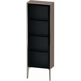 Duravit XViu Halbhochschrank XV1366RB186 50x24x133cm, Glastür, champagner matt, Tür rechts, cappucino hochglanz