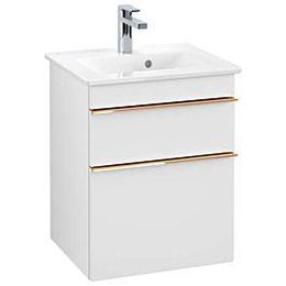 Villeroy & Boch Villeroy und Boch Venticello Waschtisch-Unterschrank A92205MS 46,6 x 59 x 42,5 cm, Griff Copper, White Matt