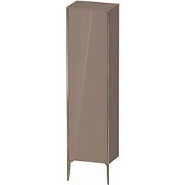 Duravit XViu Hochschrank XV1336LB186 50x36x177cm, champagner matt, Tür links, cappucino hochglanz