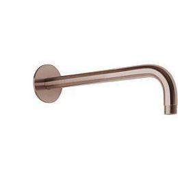 Herzbach Design iX PVD Wandarm 21.960350.1.39 Copper Steel, für Regenbrause, 350mm, mit Rosette d= 70mm