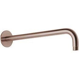 Herzbach Design iX PVD Wandarm 21.960450.1.39 Copper Steel, für Regenbrause, 450mm, mit Rosette d= 70mm