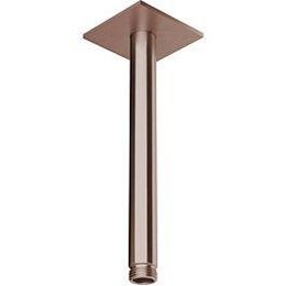 Herzbach Design iX PVD Deckenarm 21.964820.2.39 Copper Steel, für Regenbrause, 200mm, mit Rosette 70x70mm