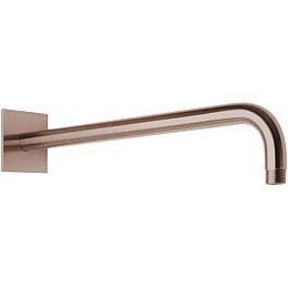 Herzbach Design iX PVD Wandarm 21.960450.2.39 Copper Steel, für Regenbrause, 450mm, mit Rosette 70x70mm