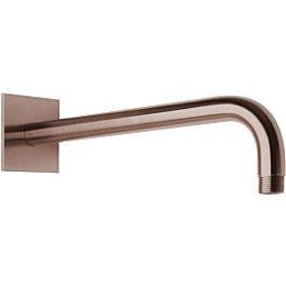 Herzbach Design iX PVD Wandarm 21.960350.2.39 Copper Steel, für Regenbrause, 350mm, mit Rosette 70x70mm