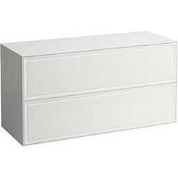 Laufen The new classic Schubladenelement/Sideboard H4060260851701 117,5x60x45,5cm, 2 Schubladen, Sideboard ohne Ausschnitt, Weiß matt