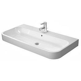 Duravit Happy D.2 Möbel Waschtisch 23181000001 100 x 50,5 cm, weiss, wondergliss, 1 Hahnloch