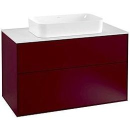 Villeroy & Boch Villeroy und Boch Finion Waschtischunterschrank G23100HB 100x60,3cm, Emotion, Abdeckplatte white matt, Peony Matt