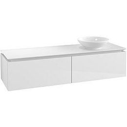 Villeroy & Boch Villeroy & Boch Legato Waschtischunterschrank B59700DH 160x38x50cm, Glossy White