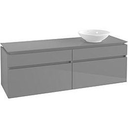 Villeroy & Boch Villeroy & Boch Legato Waschtischunterschrank B59800FP 160x50x50cm, Glossy Grey