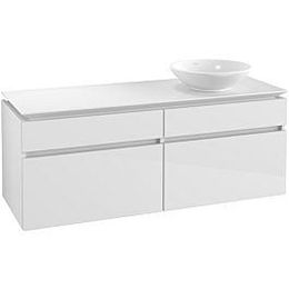 Villeroy & Boch Villeroy & Boch Legato Waschtischunterschrank B59000DH 140x55x50cm, Glossy White