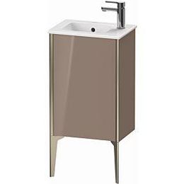 Duravit XViu Waschtisch-Unterschrank XV4480LB186 41x29x59,4cm, stehend, champagner matt, Anschlag links, cappucino hochglanz