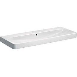 Geberit Smyle Square Waschtisch 500225011 weiss, 120x48cm, ohne Hahnloch, mit Überlauf