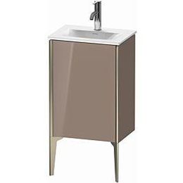 Duravit XViu Waschtisch-Unterschrank XV4068RB186 43x31x59,1cm, 1 Tür, champagner matt, rechts, cappucino hochglanz