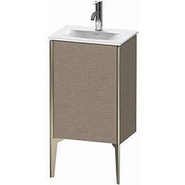 Duravit XViu Waschtisch-Unterschrank XV4068LB111 43x31x59,1cm, 1 Tür, champagner matt, links, eiche kaschmir