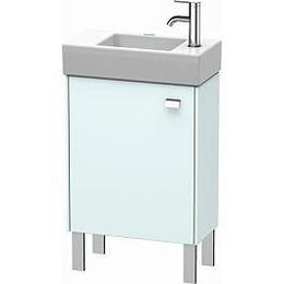 Duravit Brioso Waschtischunterbau BR4431L1009 434x239mm, Lichtblau Matt/Chrom, Tür links