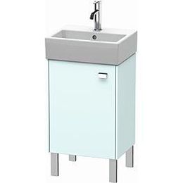 Duravit Brioso Waschtischunterbau BR4430L1009 434x339mm, Lichtblau Matt/Chrom, Tür links