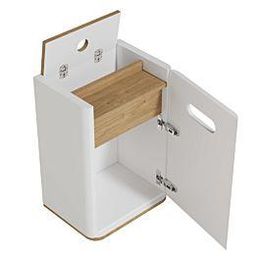 Vitra Sento Halbhochschrank 60876 40 x 29,5 x 56 cm, Weiß Matt, Dekor, 1 Tür, Türanschlag rechts