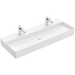 Villeroy & Boch Villeroy und Boch Villeroy & Boch Memento 2.0 Waschtisch 4A22CGRW 120 x 47 cm, Stone White C-plus, mit Hahnloch, ohne Überlauf