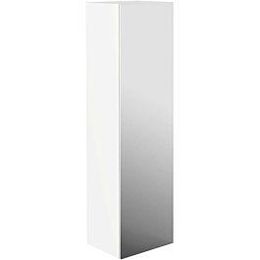 Emco evo Hochschrank 957950401 1500mm, mit Doppelspiegeltür, weiss hochglanz / spiegel