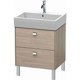 Duravit Brioso Waschtischunterbau BR443301021 584x459mm, Pine Silver/Chrom, 2 Auszüge