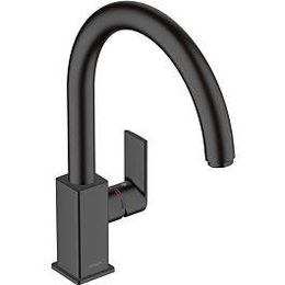 Hansgrohe Vernis Shape M35 Küchenarmatur 260 71871670 1jet, schwarz matt