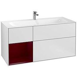 Villeroy & Boch Villeroy und Boch Finion Waschtischunterschrank G060HBMT 119,6x59,1cm, Emotion, Regal links Peony, White matt lacquer