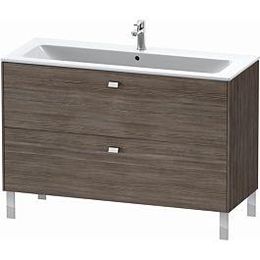 Duravit Brioso Waschtischunterbau BR4404021031 1220x479mm, Pine Terra/Chrom, 2 Auszüge