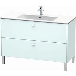 Duravit Brioso Waschtischunterbau BR4404020909 1220x479mm, Lichtblau Matt, 2 Auszüge