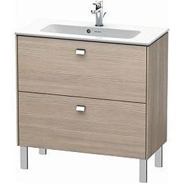 Duravit Brioso Waschtischunterbau BR440701031 820x389mm, Pine Silver/Chrom, 2 Auszüge