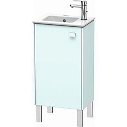 Duravit Brioso Waschtischunterbau BR4400L0909 420x683mm, Lichtblau Matt, Tür links