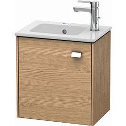 Duravit Brioso Waschtischunterbau BR4000L1052 420x442x289mm, Europ. Eiche, Tür l., Griff Chrom