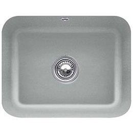 Villeroy & Boch Villeroy und Boch Unterbauspüle 670601SL mit Ablaufgarnitur, Handbetätigung, Befestigungssatz, Stone