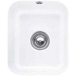 Villeroy & Boch Villeroy und Boch Unterbauspüle 670401RW mit Ablaufgarnitur, Handbetätigung, Befestigungssatz, Stone White