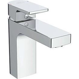 Ideal Standard Edge Waschtischarmatur A7105AA ohne Ablaufgarnitur, Ausladung 125 mm, verchromt