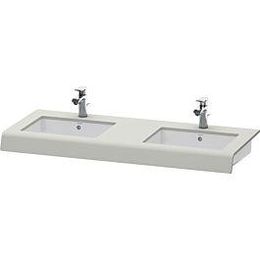 Duravit DuraStyle Waschtisch-Konsole DS829C00707 55x80x10cm, 2 Ausschnitte, Betongrau matt