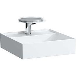 Laufen Kartell Handwaschbecken, LCC, 46x46cm, weiß LCC, 1 Hahnloch, Saphirkeramik