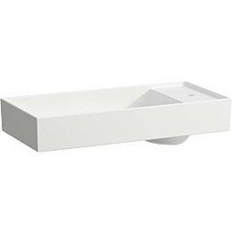 Laufen Kartell Waschtischschale 8123324001581, 75x35cm, weiß LCC, 3 Hahnlöcher, Saphirkeramik